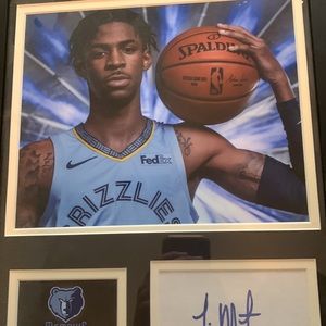 Wall Decor | Ja Morant Signed Poster | Poshmark